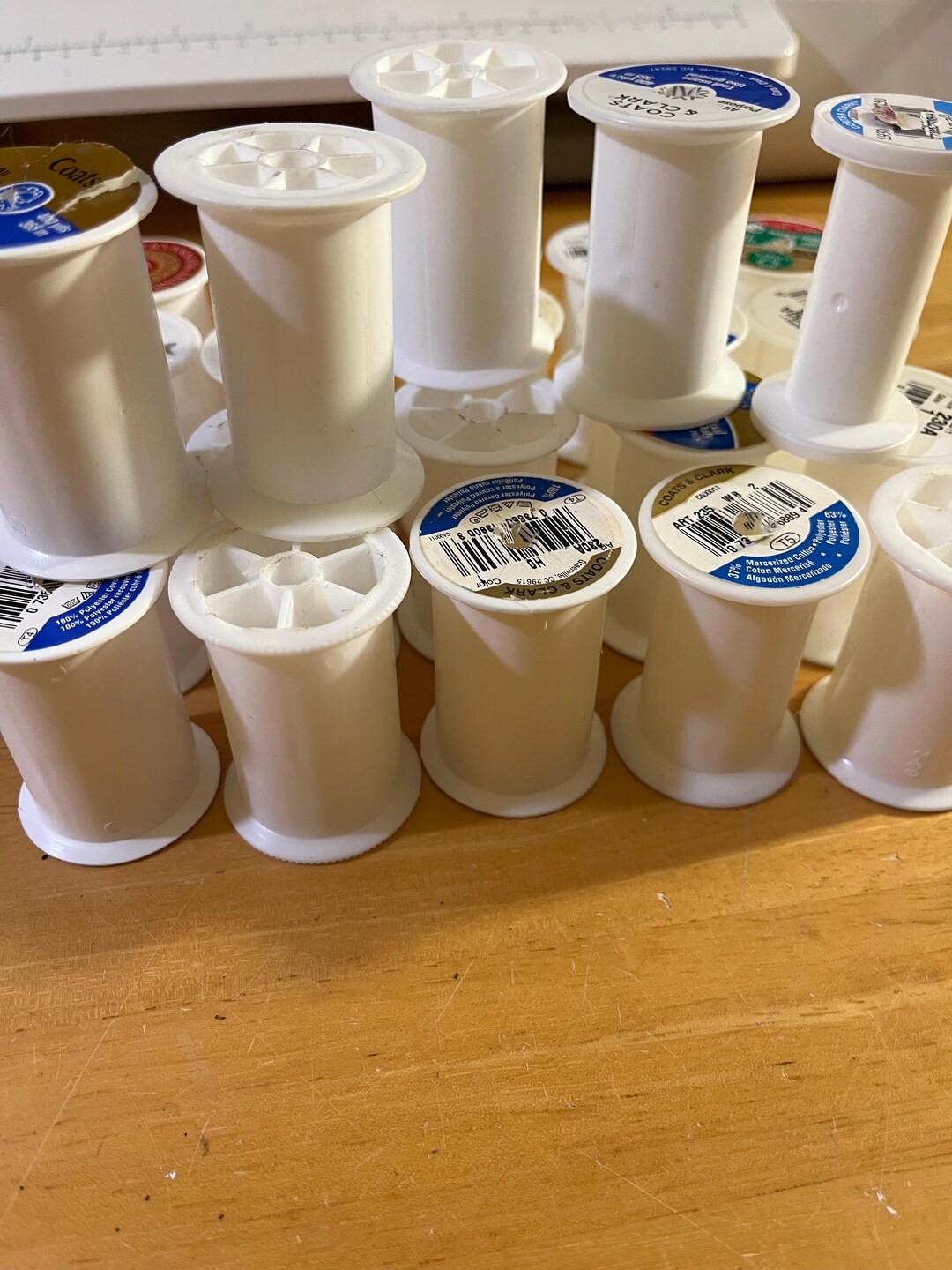 2 Inch Plastic Thread Craft Spools 25 Ct. - Etsy