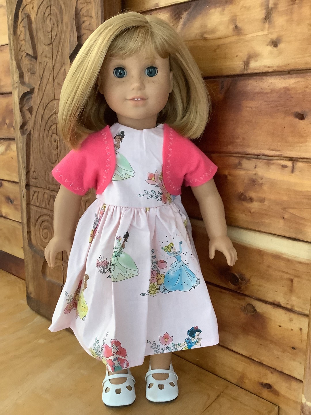 A Fun Doughnut Patterned Doll Dress and Jacket Made for an 18 - Etsy