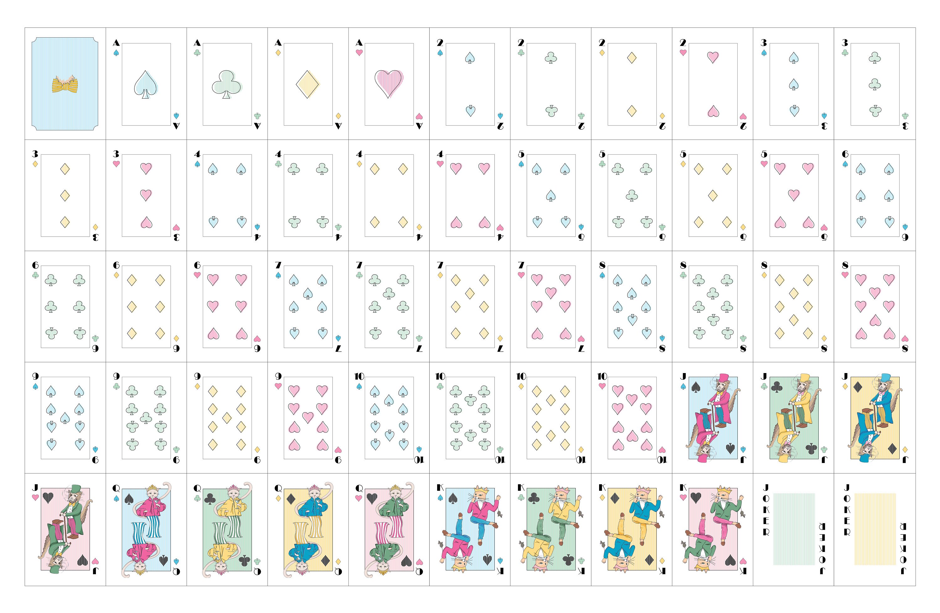 Dapper Cats Playing Cards© | Illustrated Cat Poker Deck | Funny Gift ...