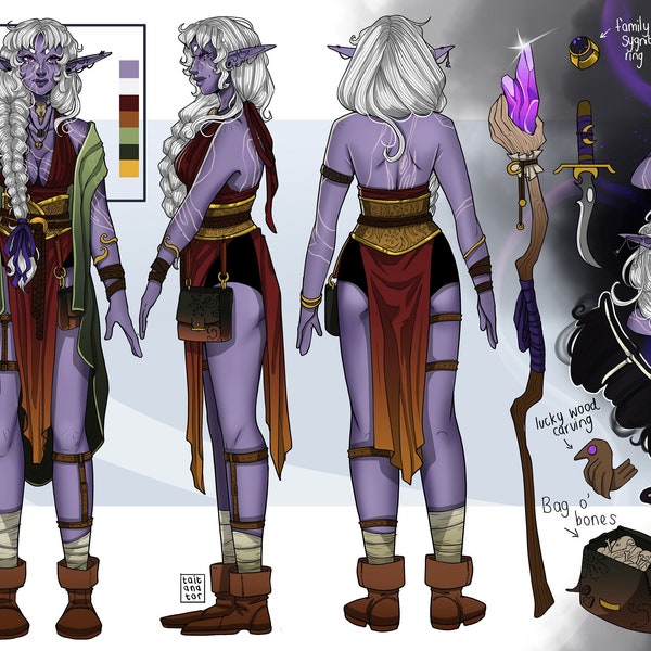 Character Reference Dnd - Etsy