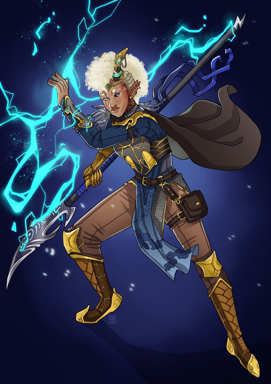 Custom Fantasy Character Art Commission: Dnd, Sci-fi, MMO, TTRPG ...