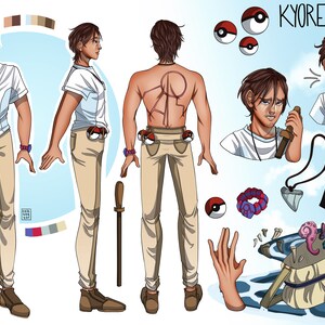 Custom Character Reference Sheet Commission [OPEN], Dnd Commission, Dnd Custom Art, Character ...