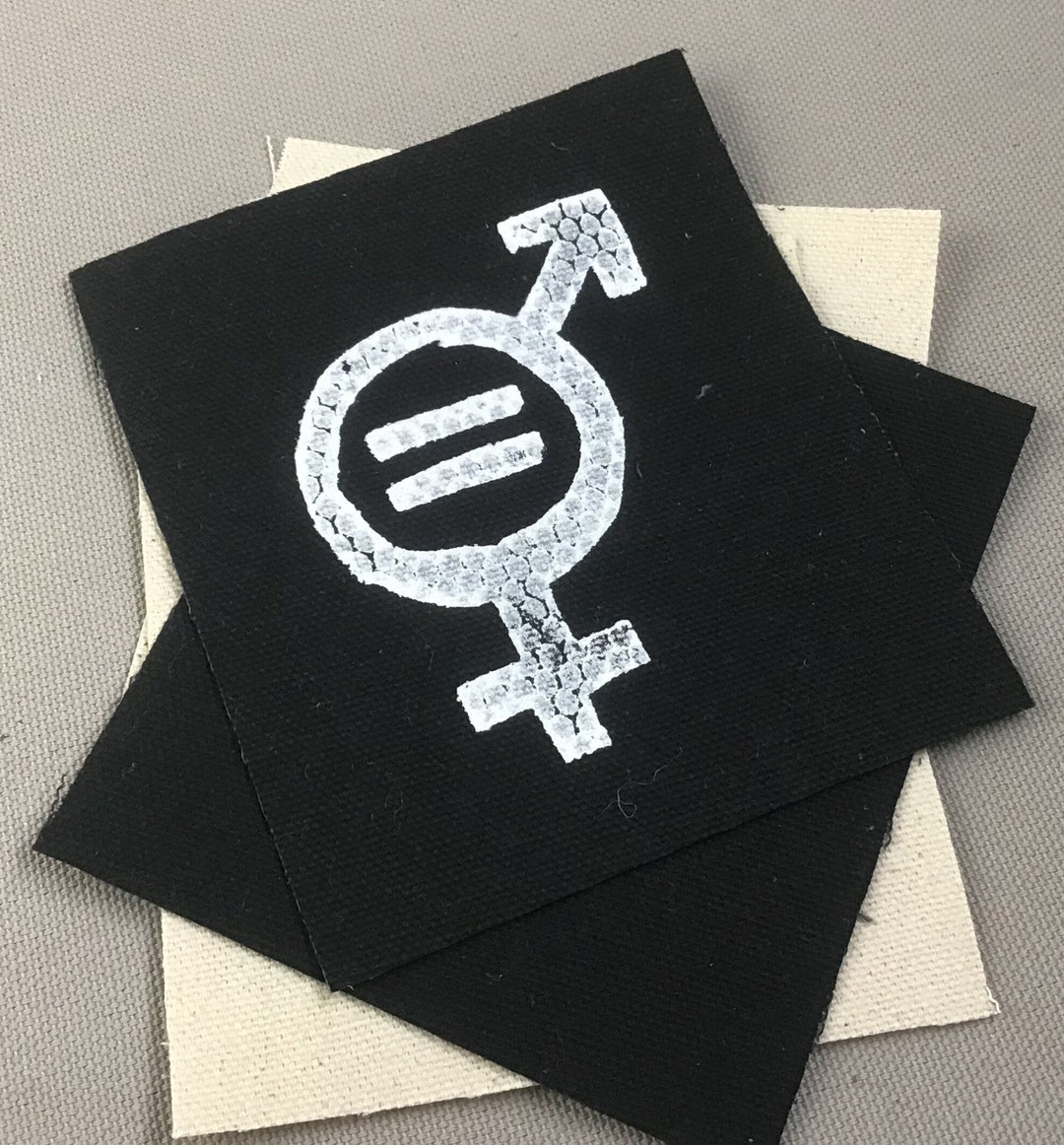 GENDER EQUALITY PATCHES Handmade, Canvas, Sew On, M - Etsy UK