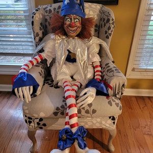 Poltergeist Clown Prop, Wired Arms, Pink or Blue Version Durable ...