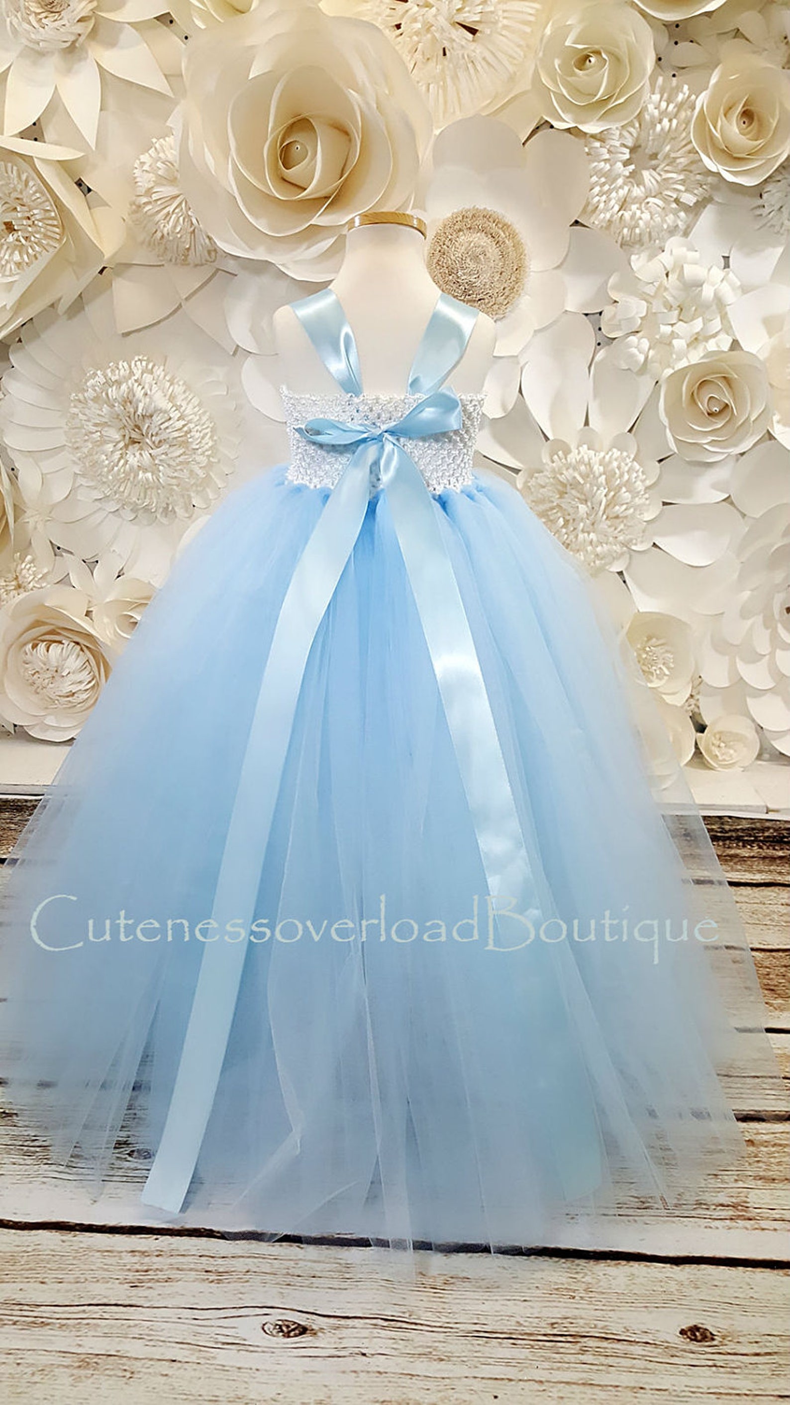 Ice Blue Flower Girl Tutu Dress-light Blue Tutu Dress-lavender | Etsy