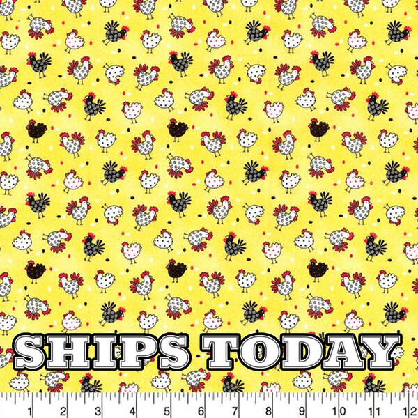 Chicken Fabric - Etsy