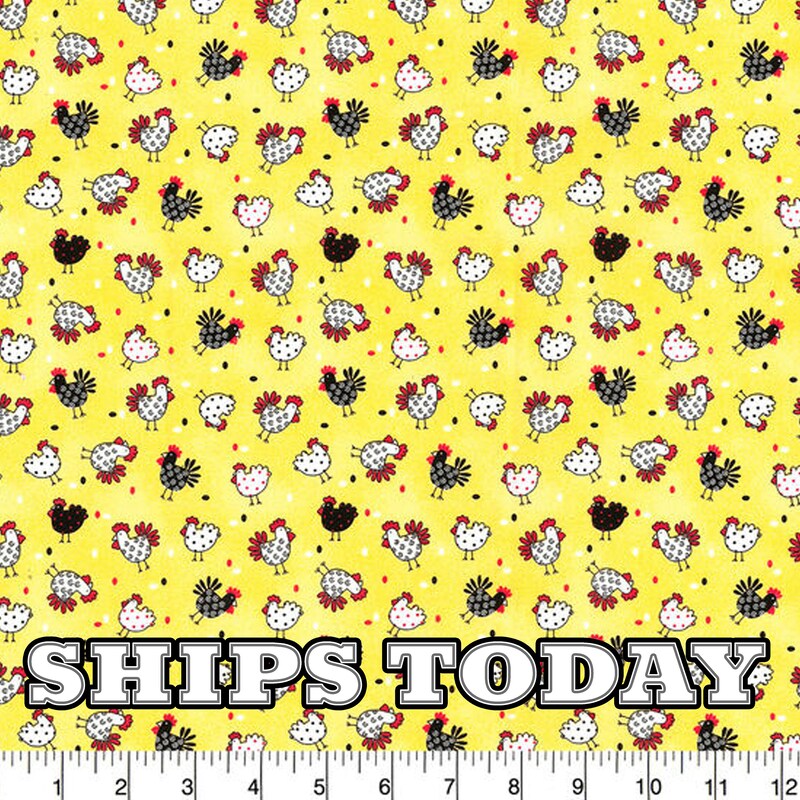 Chicken Fabric - Etsy