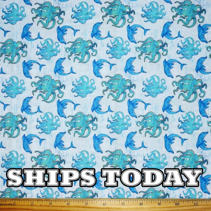 Dolphin Fabric - Etsy