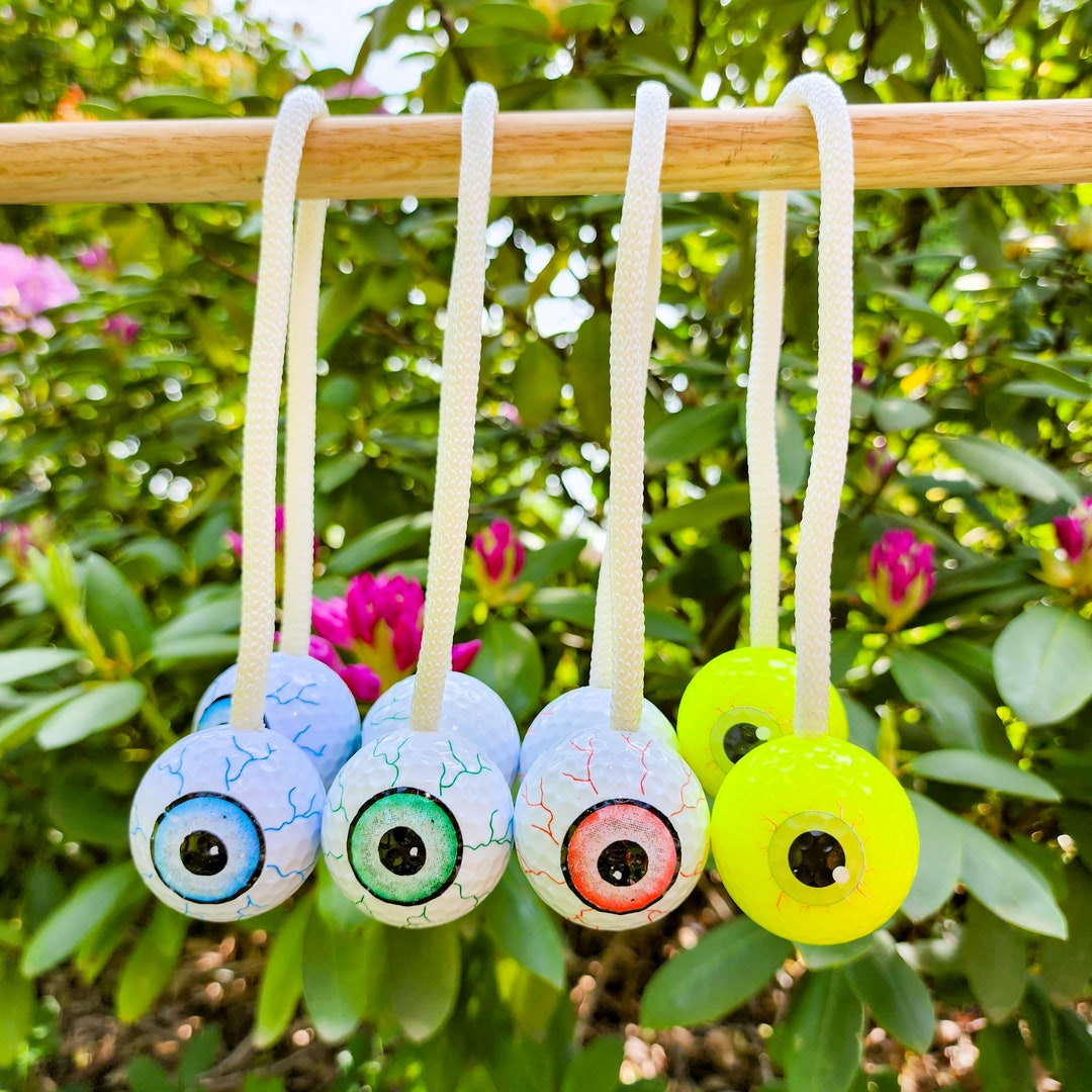 Eyeball Ladder Toss Bolas: Novelty Golf Ball Replacement Set - Etsy