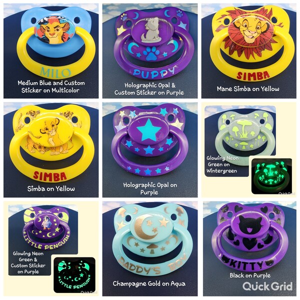 Ddlg Pacifier Etsy Uk