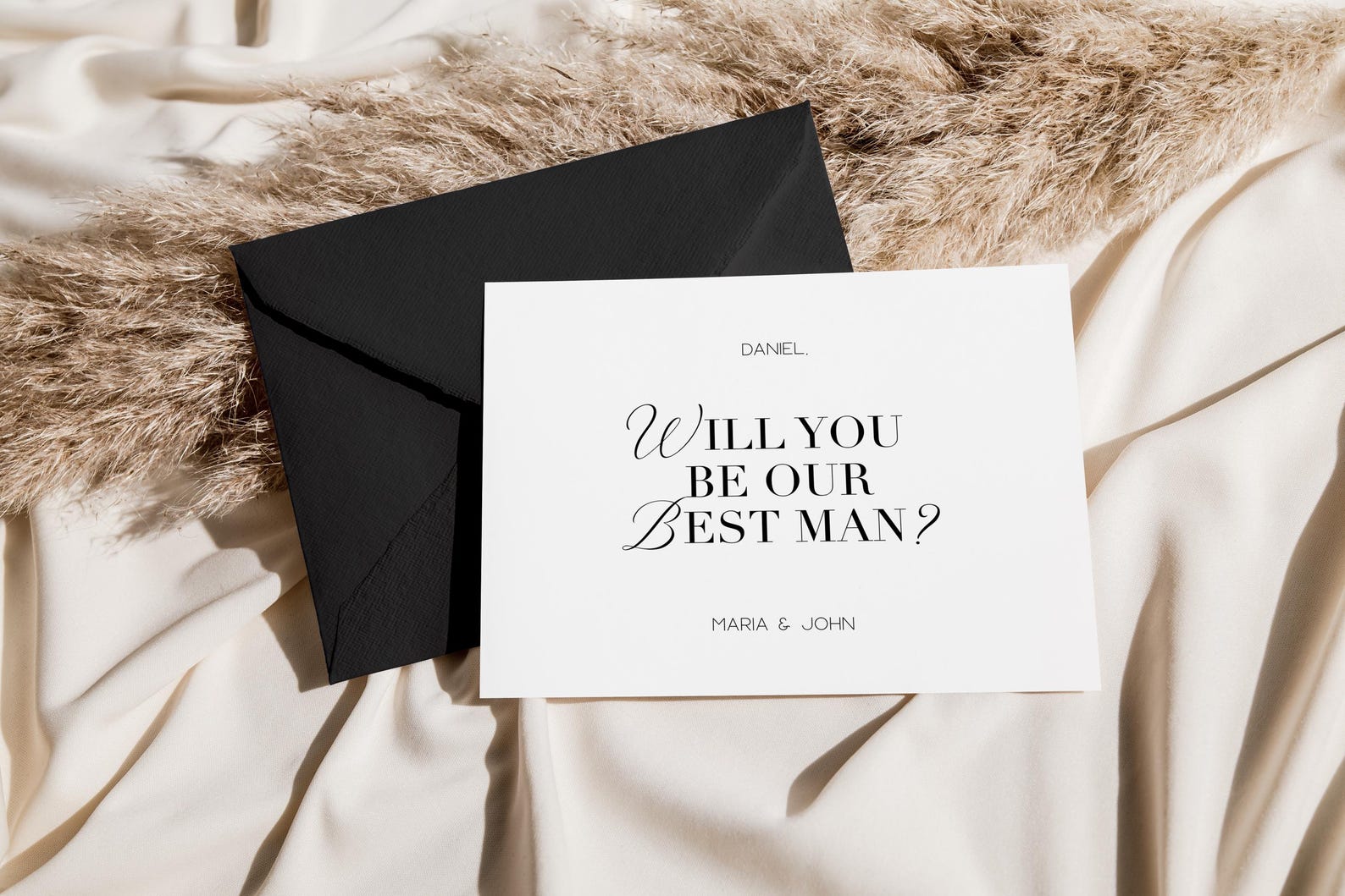Be Our Bridesmaid Proposal Card, Groomsman & Officiant Proposal Cards ...
