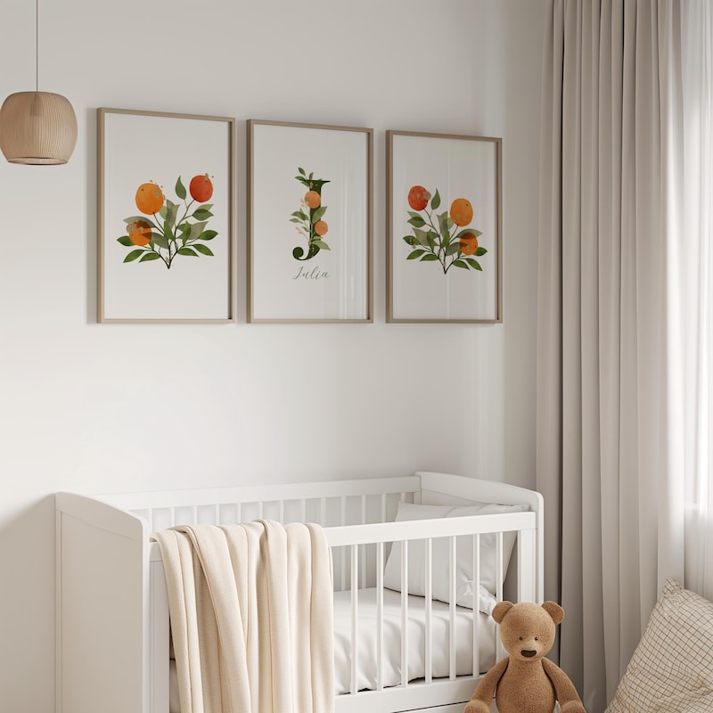 Orange Nursery - Etsy