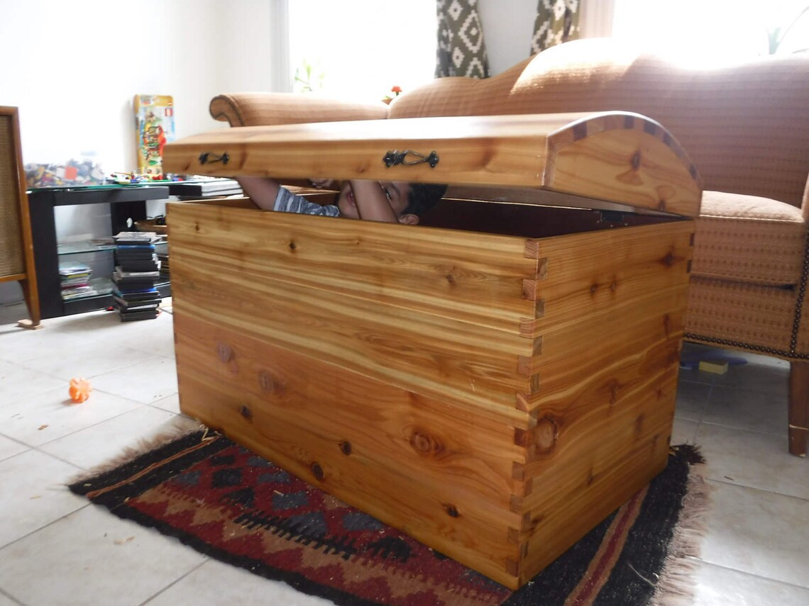 Cedar Treasure Chest - Etsy