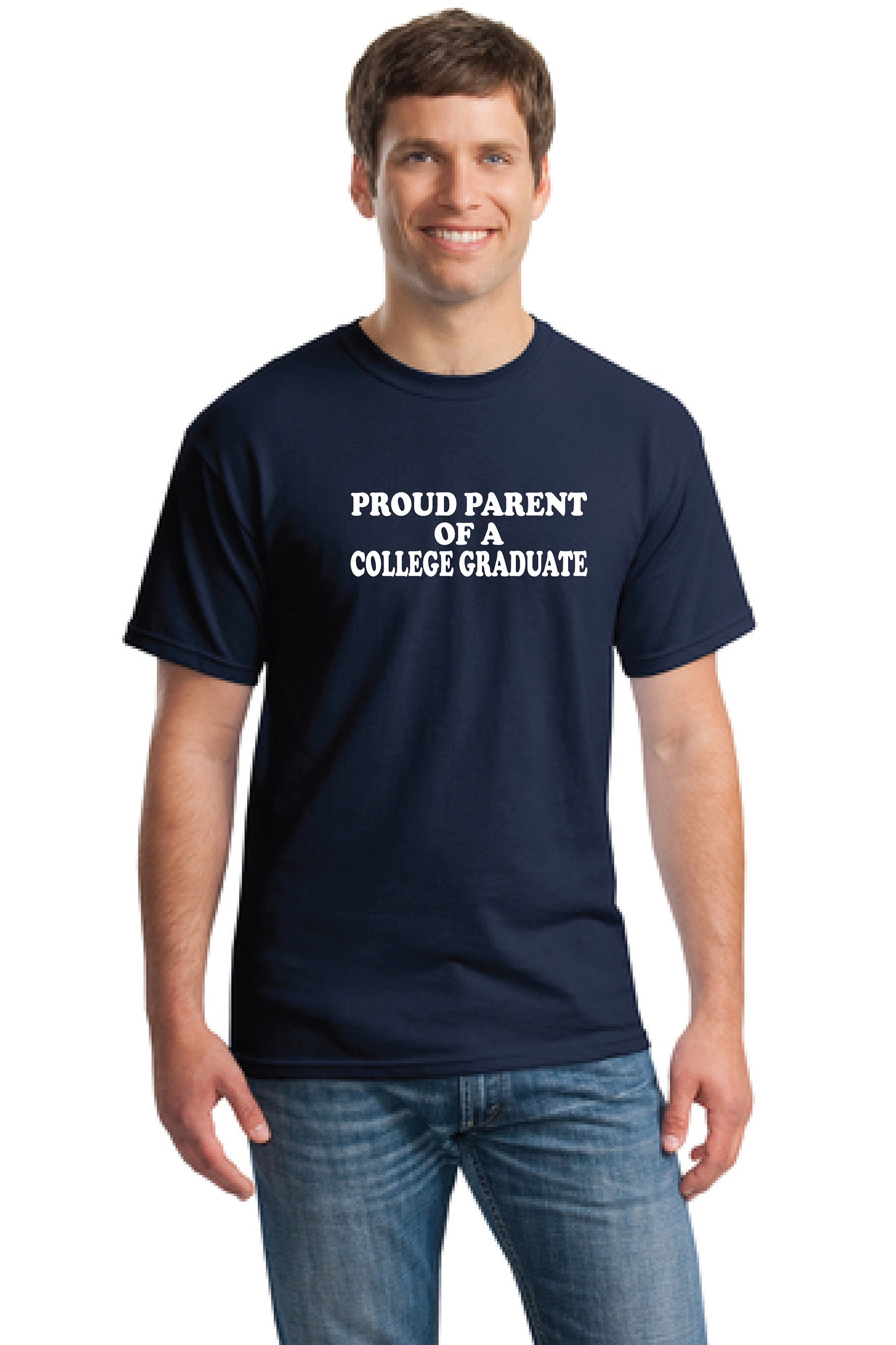 Proud Parent of a College Graduate T-shirt -gift for Parents-men's T ...