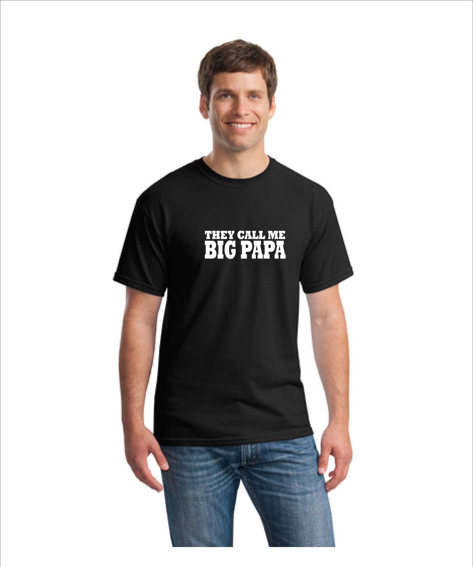 They Call Me Big Papa T-shirt, Dad T-shirt, Dad Gift, Dad Gift Tee ...