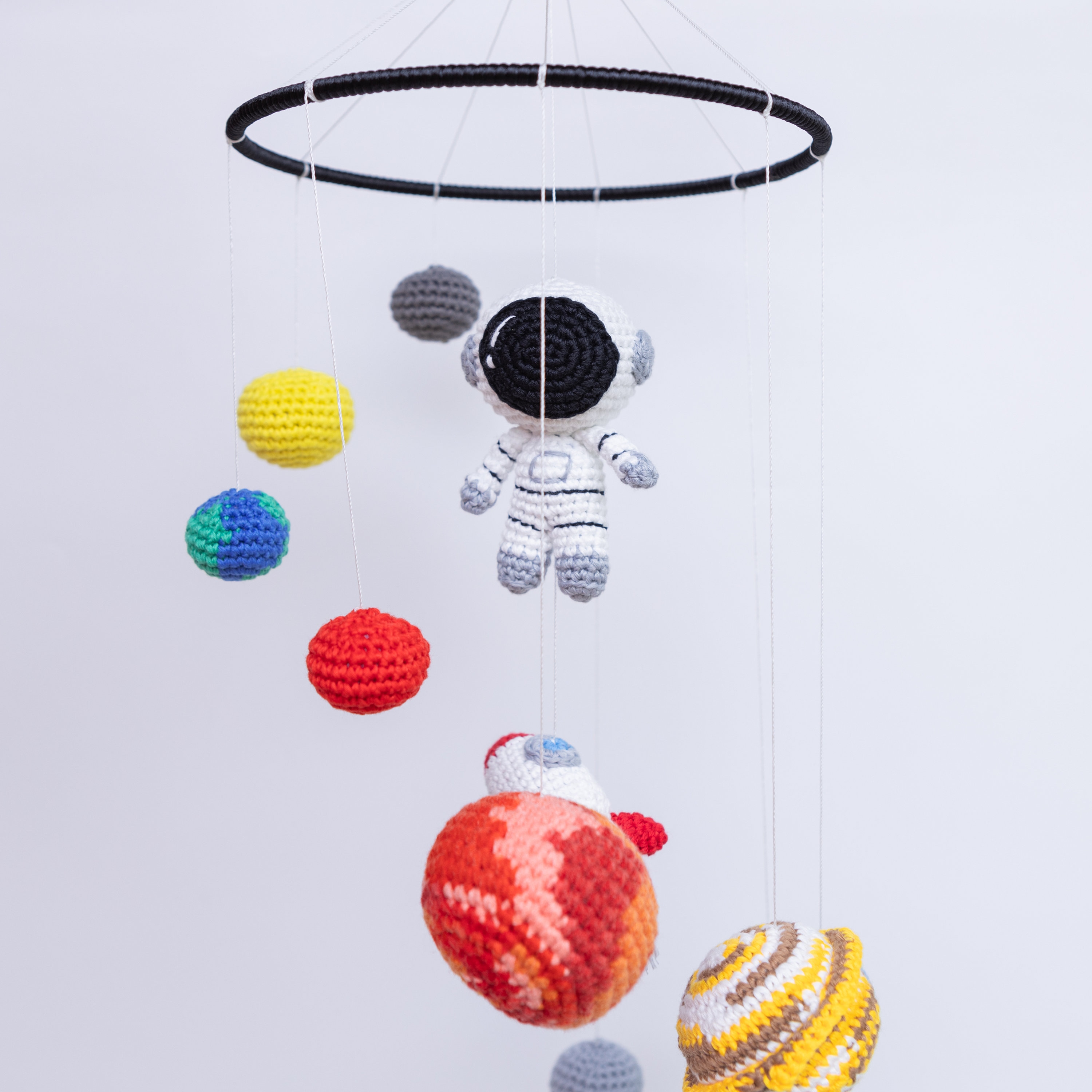 Crochet Planets Baby Mobile: Outer Space Nursery Decor - Etsy