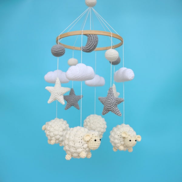 Sheep Mobile - Etsy