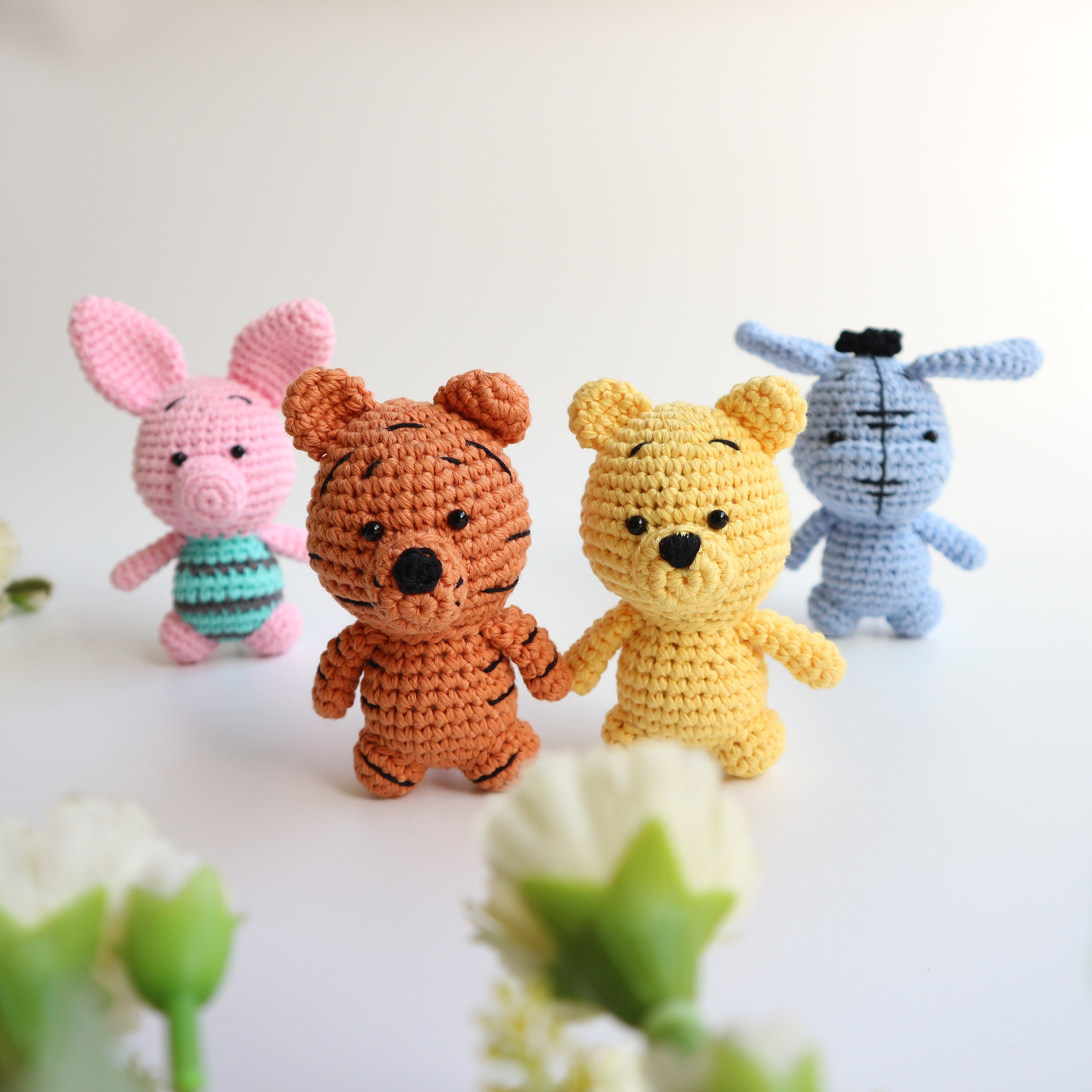 Crochet Winnie the Pooh Set Pooh and Friends Pooh Piglet - Etsy