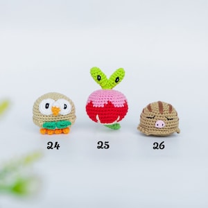 Mini Pokémon, Custom Pokemon Crochet Doll, Pokemon Handmade Doll ...
