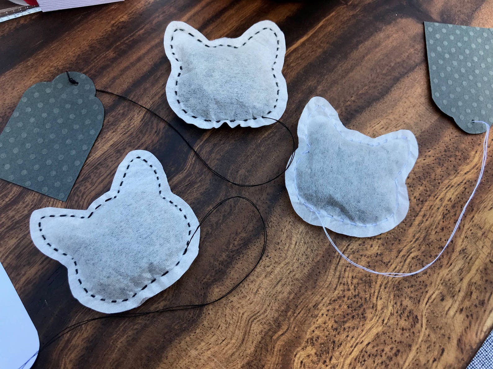 Cat Shaped Tea Bags Your Own Personalized Tag, Choose Your Own Flavor ...