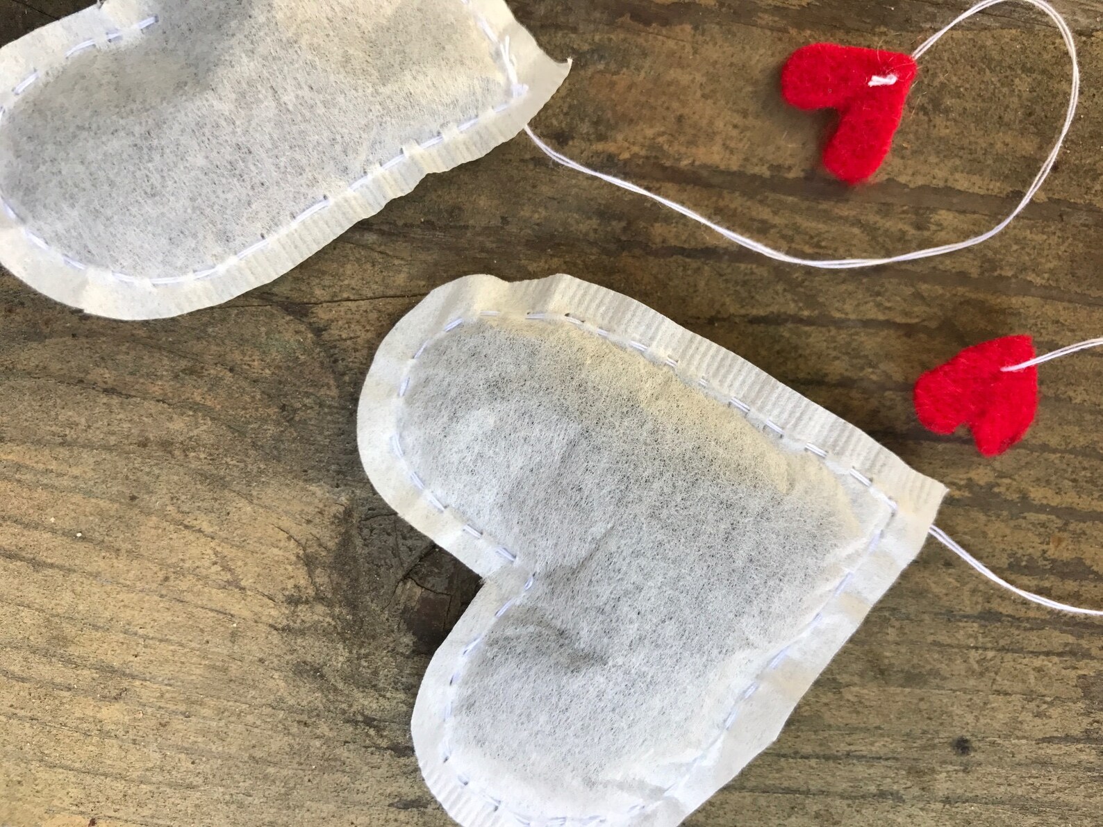 Heart Shaped Tea Bags Your Own Personalized Tag Choose Your | Etsy