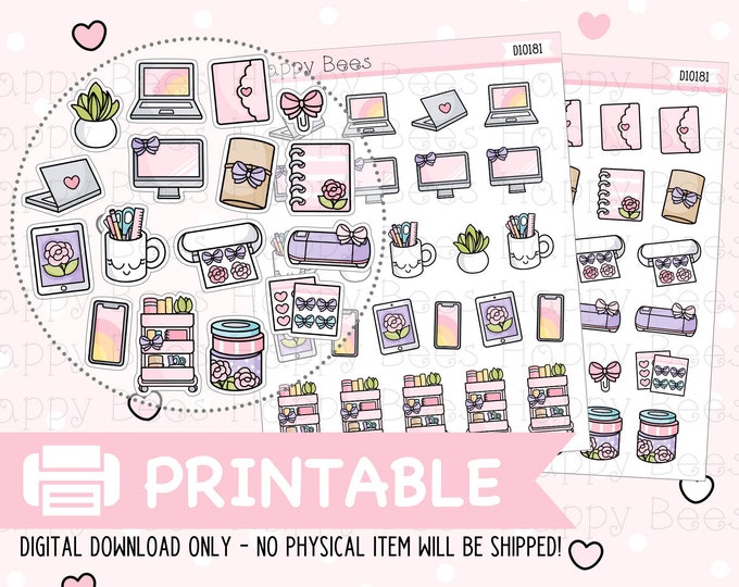 Planning & Stationery Doodles - Printable Floral Hand Drawn Planner ...