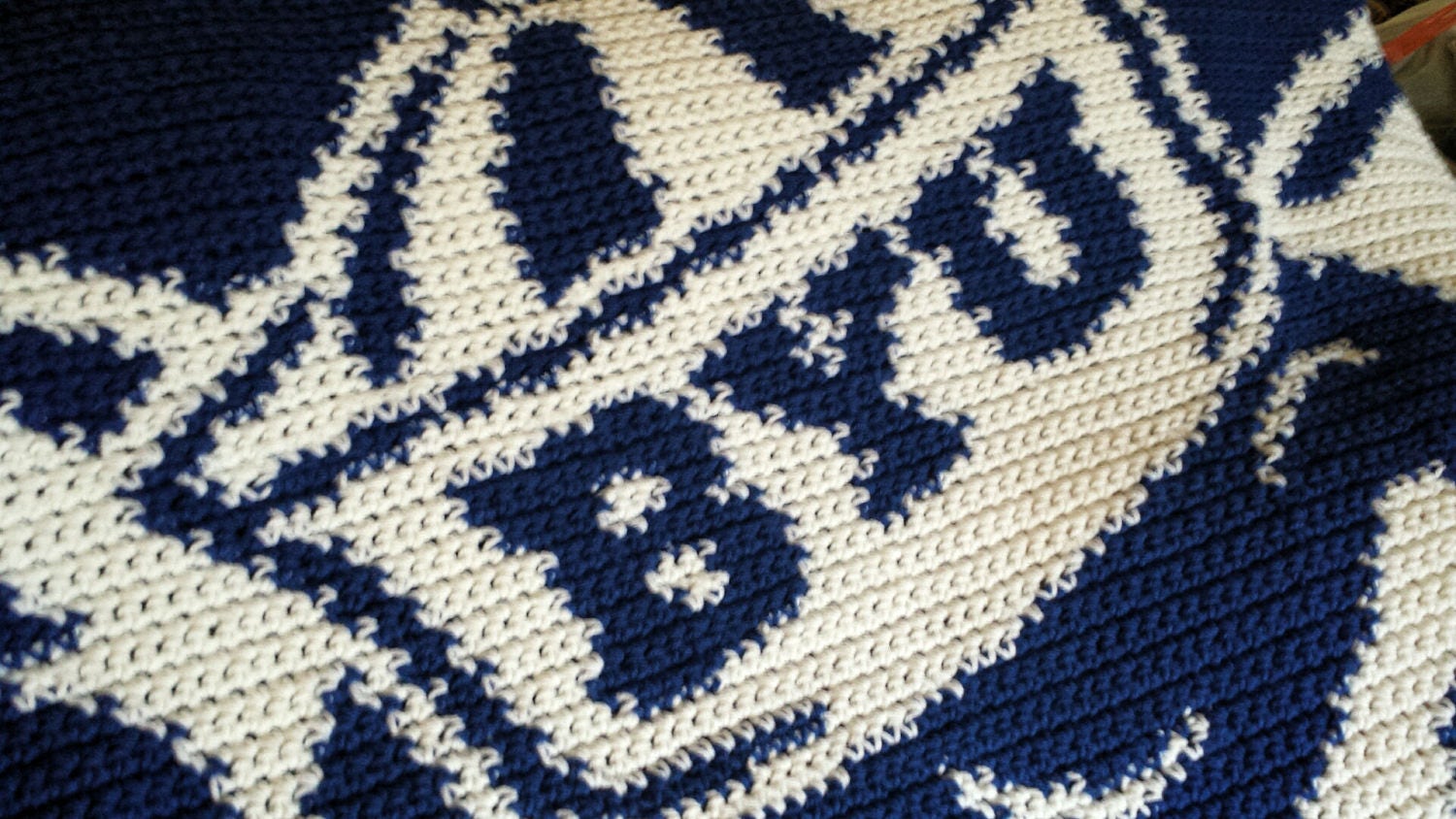 Crochet Pattern: BYU Sailor Cougar Afghan (PDF Instant Download) - Etsy