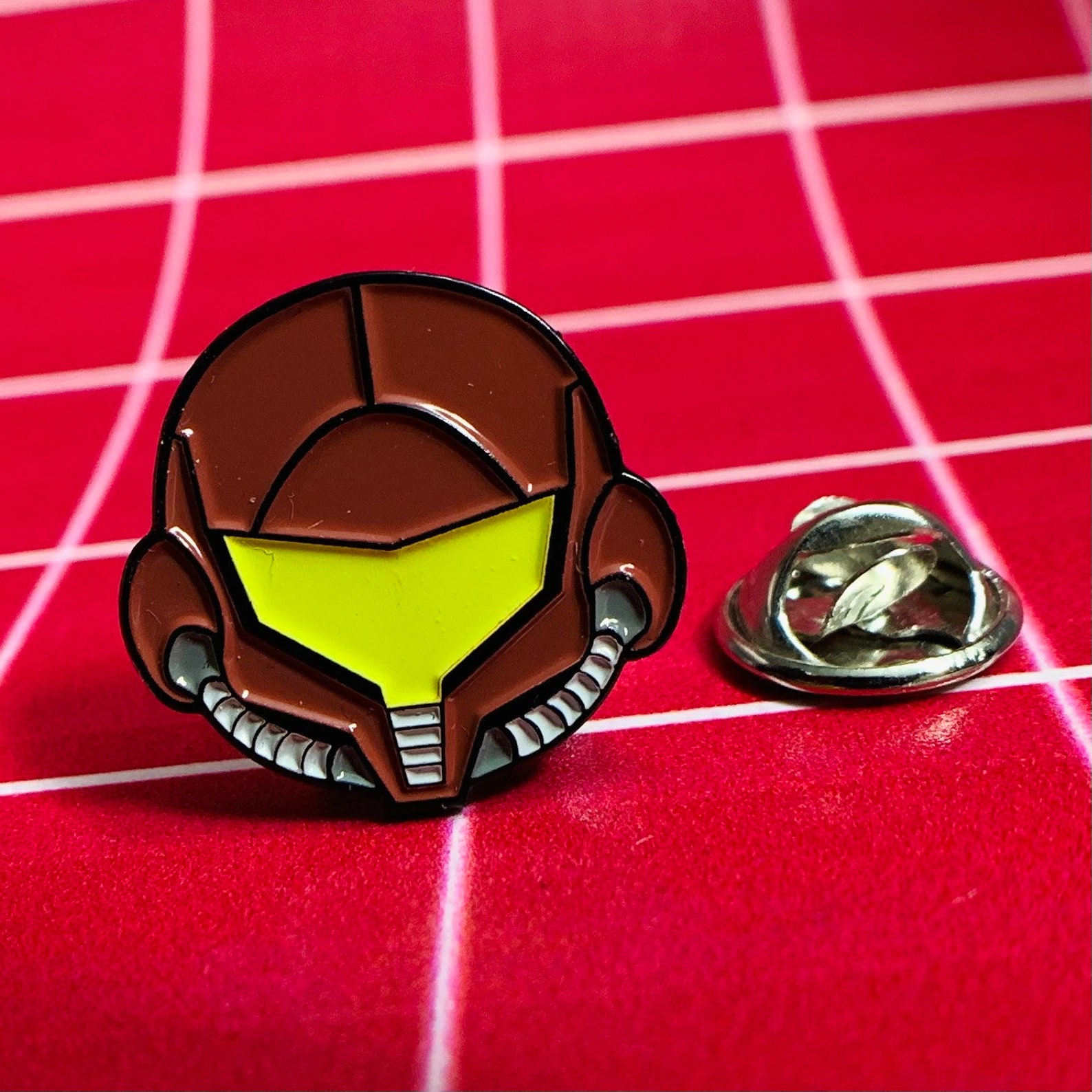Samus Enamel Lapel Pin - Metroid - Super Smash. Bros - Etsy