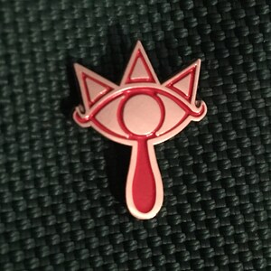 Sheik Sheikah Symbol Enamel Lapel Pin - Zelda / Super Smash Bros - Etsy