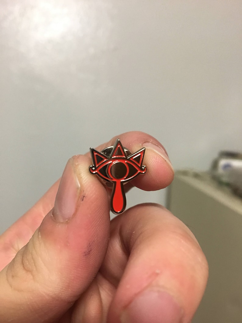 Sheik Sheikah Symbol Enamel Lapel Pin - Zelda / Super Smash Bros - Etsy
