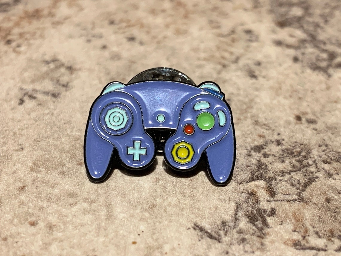 Nintendo Gamecube Controller Enamel Lapel Pin in 6 Colors | Etsy