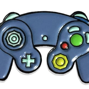 Nintendo Gamecube Controller Enamel Lapel Pin in 6 Colors - Super Smash ...