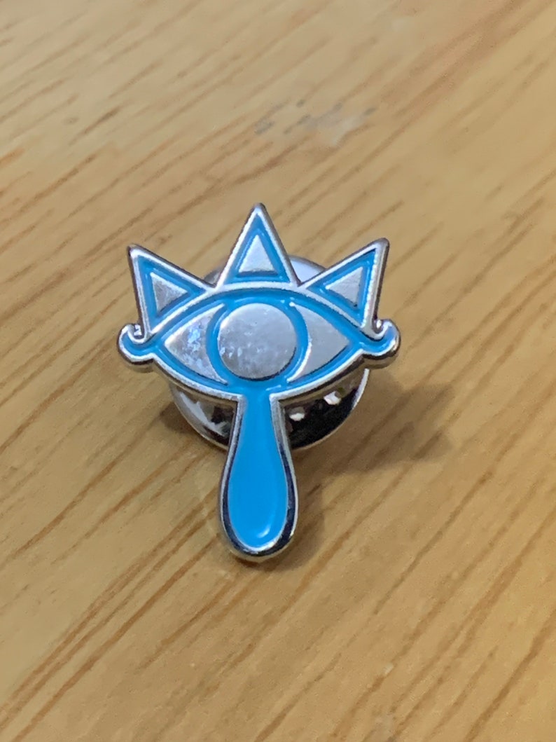 Sheik Sheikah Symbol Enamel Lapel Pin - Zelda / Super Smash Bros - Etsy