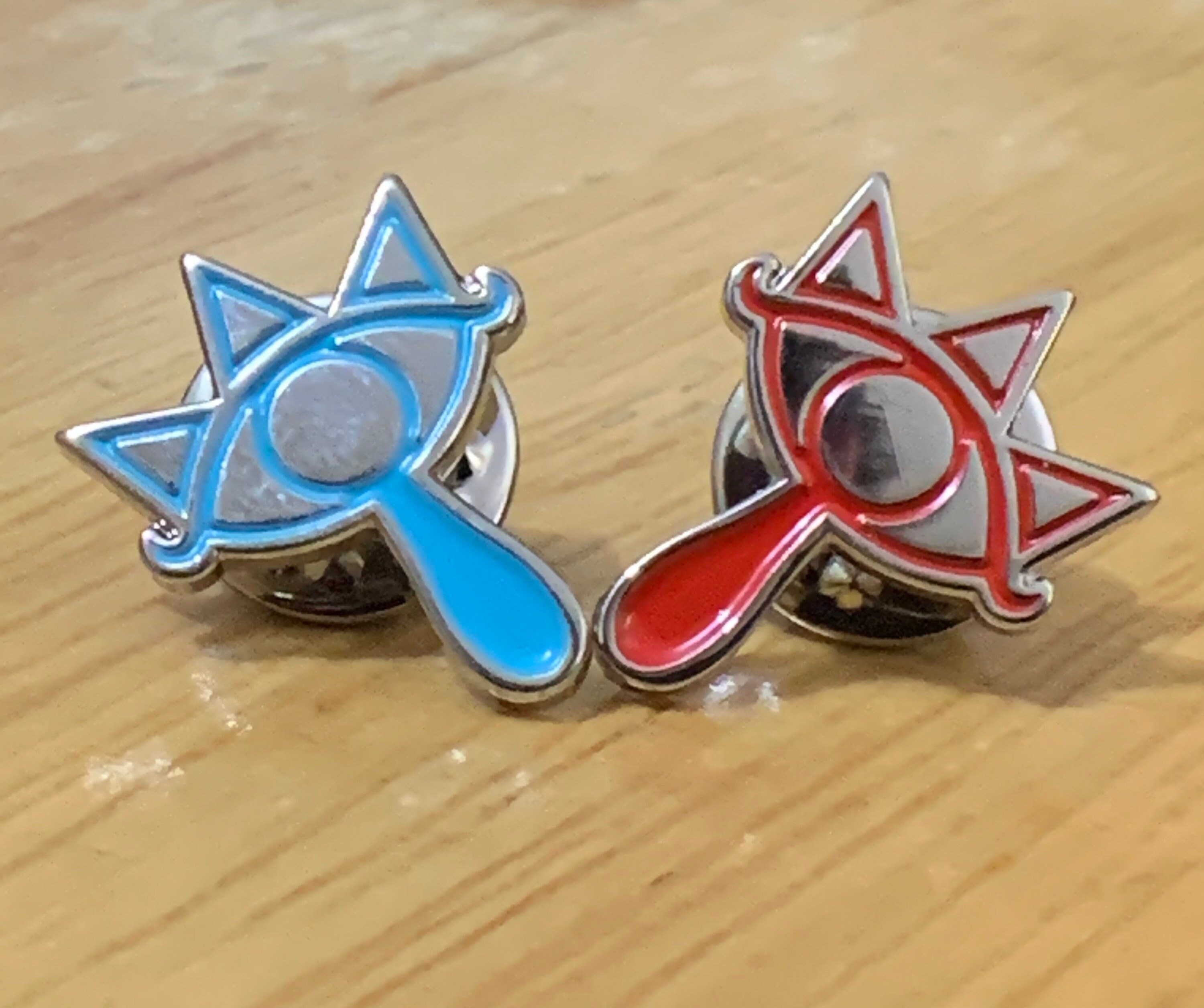 Sheik Sheikah Symbol Enamel Lapel Pin Zelda / Super Smash | Etsy