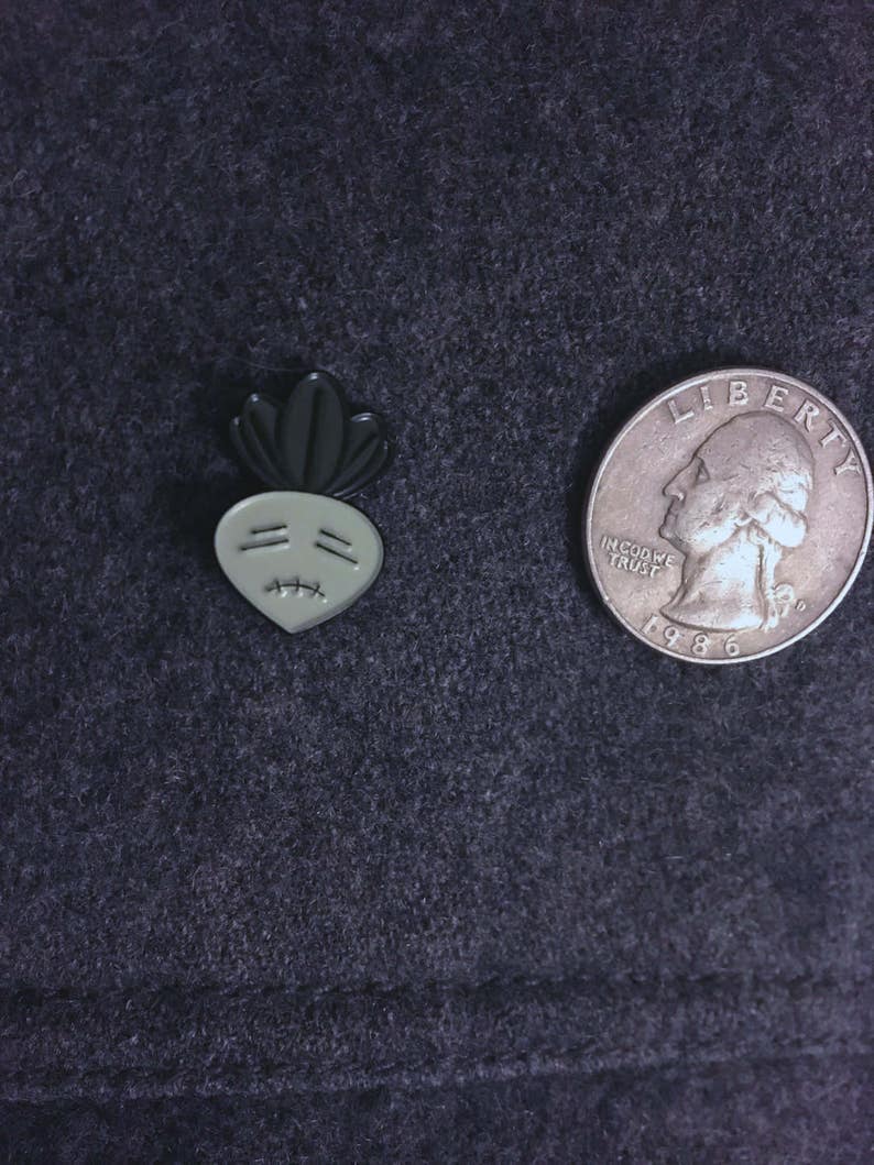 Princess Peach Stitch Turnip Enamel Lapel Pin Super Smash | Etsy