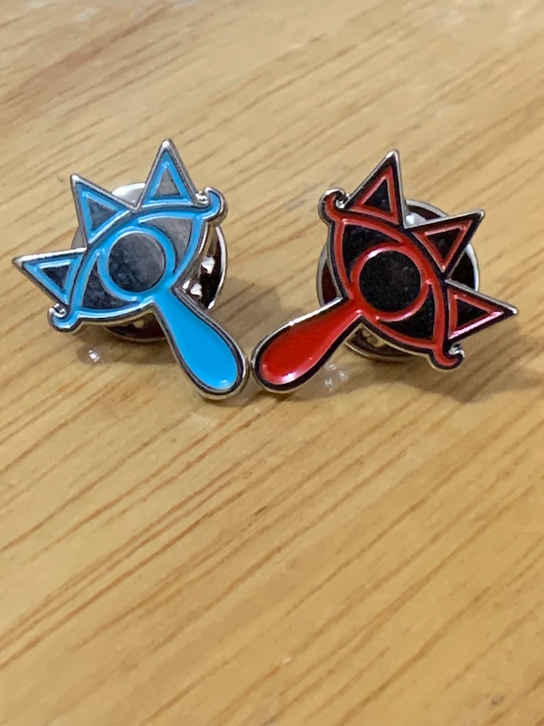 Sheik Sheikah Symbol Enamel Lapel Pin Zelda / Super Smash - Etsy