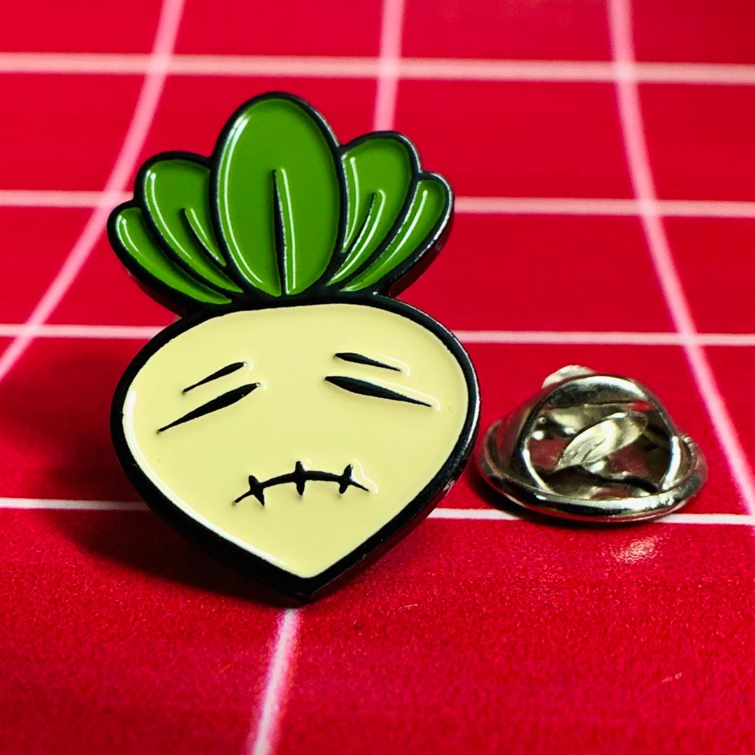 Princess Peach Stitch Turnip Enamel Lip Pin Super Smash Bros. - Etsy Italia