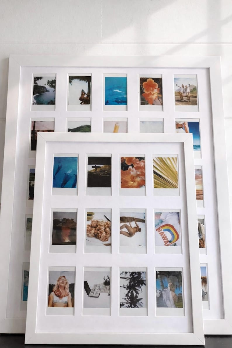 Frame Multiple Instax Photos in One Large Frame | Photo Mat for Any ...