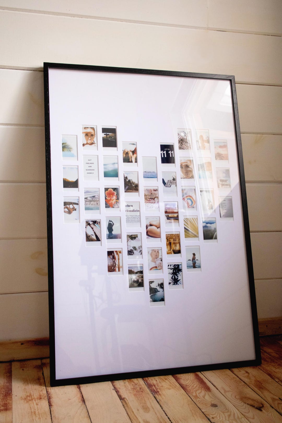 Instax Mini Photo Mat Guest Book Alternative: Heart Display (24" X 36 ...
