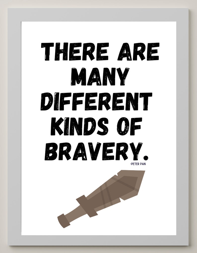 Peter Pan Sword Digital Wall Art Print for Kid's Room, Playroom or ...
