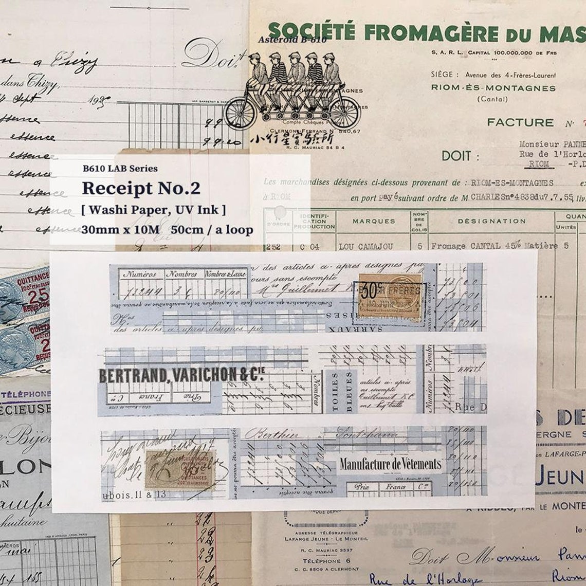 Sample - Vintage Style Words/bill/handwriting/voucher/receipt Washi ...