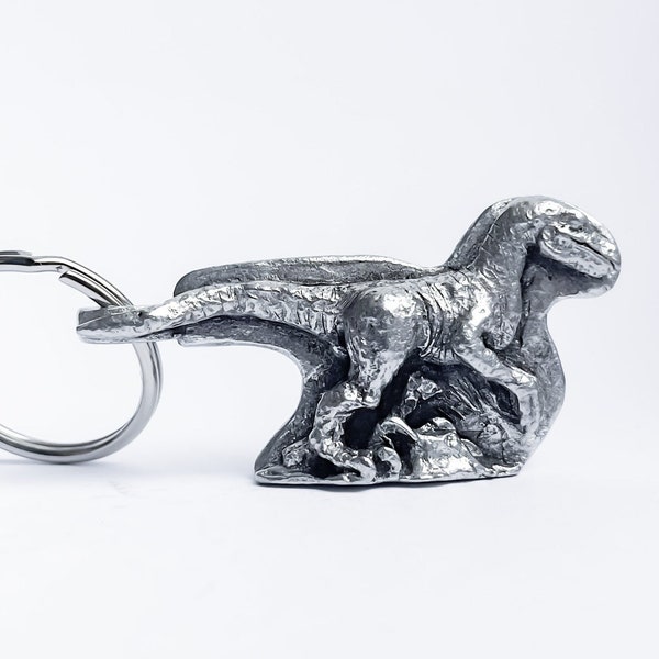 Velociraptor Dinosaur Keychain - Etsy