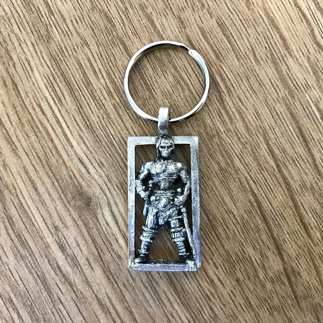 Barbarian Keychain - Etsy
