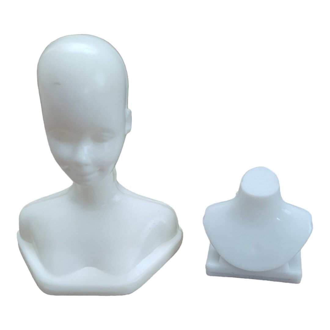 Vintage Mattel Barbie Dream Store Mannequin Head Bust & Necklace ...