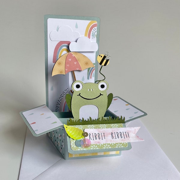 Frog Card - Etsy