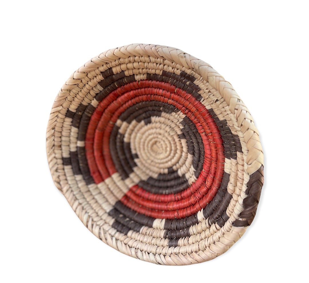 Ethnic Mini Wall Basket, African Baskets for Wall, African Wall Baskets ...