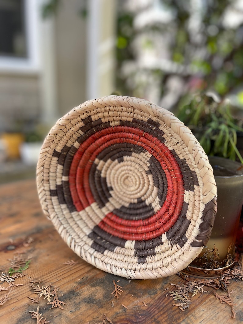 Ethnic Mini Wall Basket, African Baskets for Wall, African Wall Baskets ...