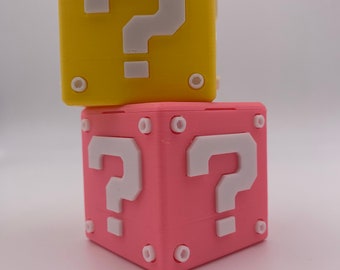 8 Game Nintendo Switch Question Block Cartridge Case | Etsy