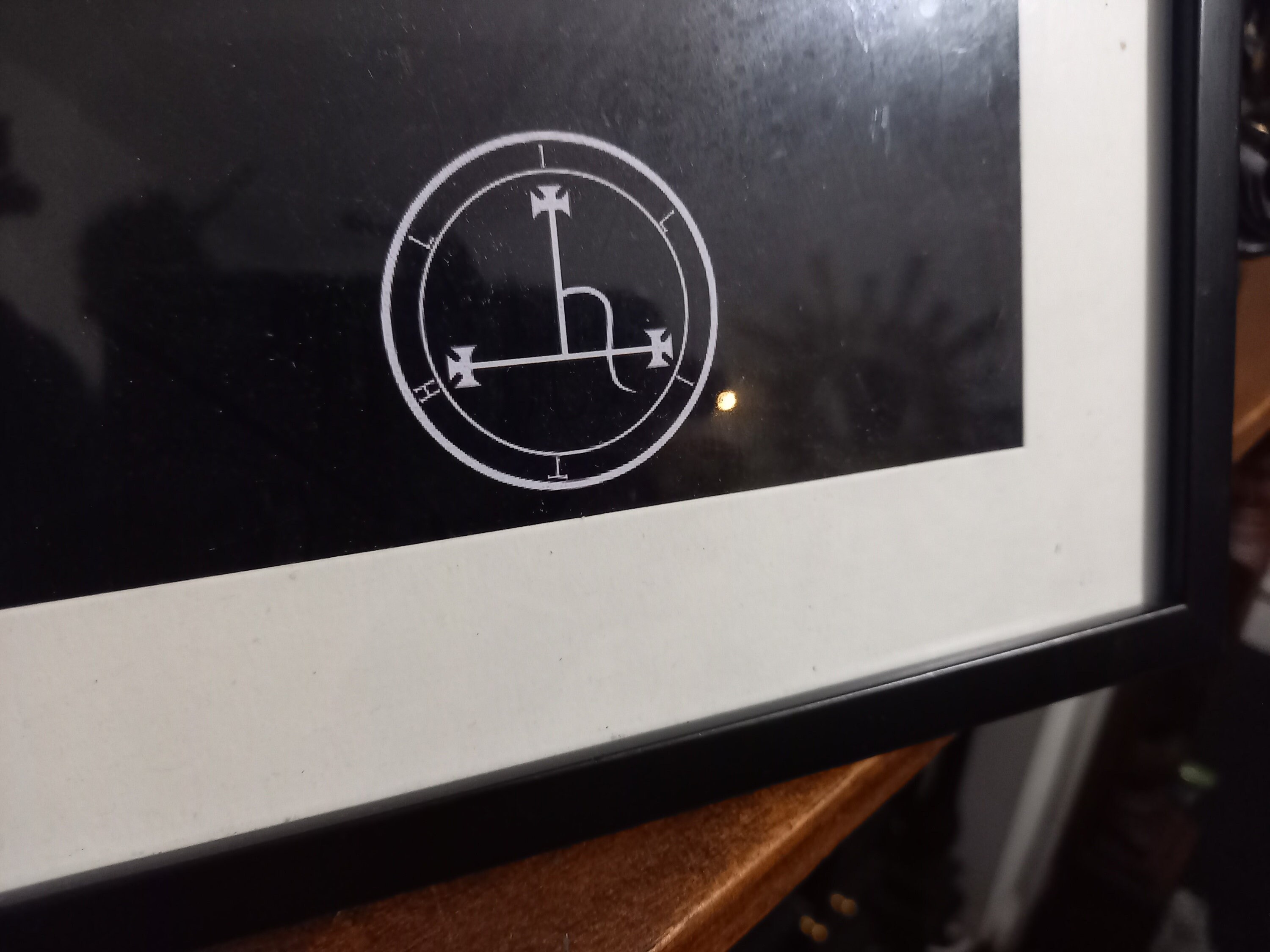 Framed Art "female Demon With Sigil of Lilith" :oddity Curiosity Witchy ...