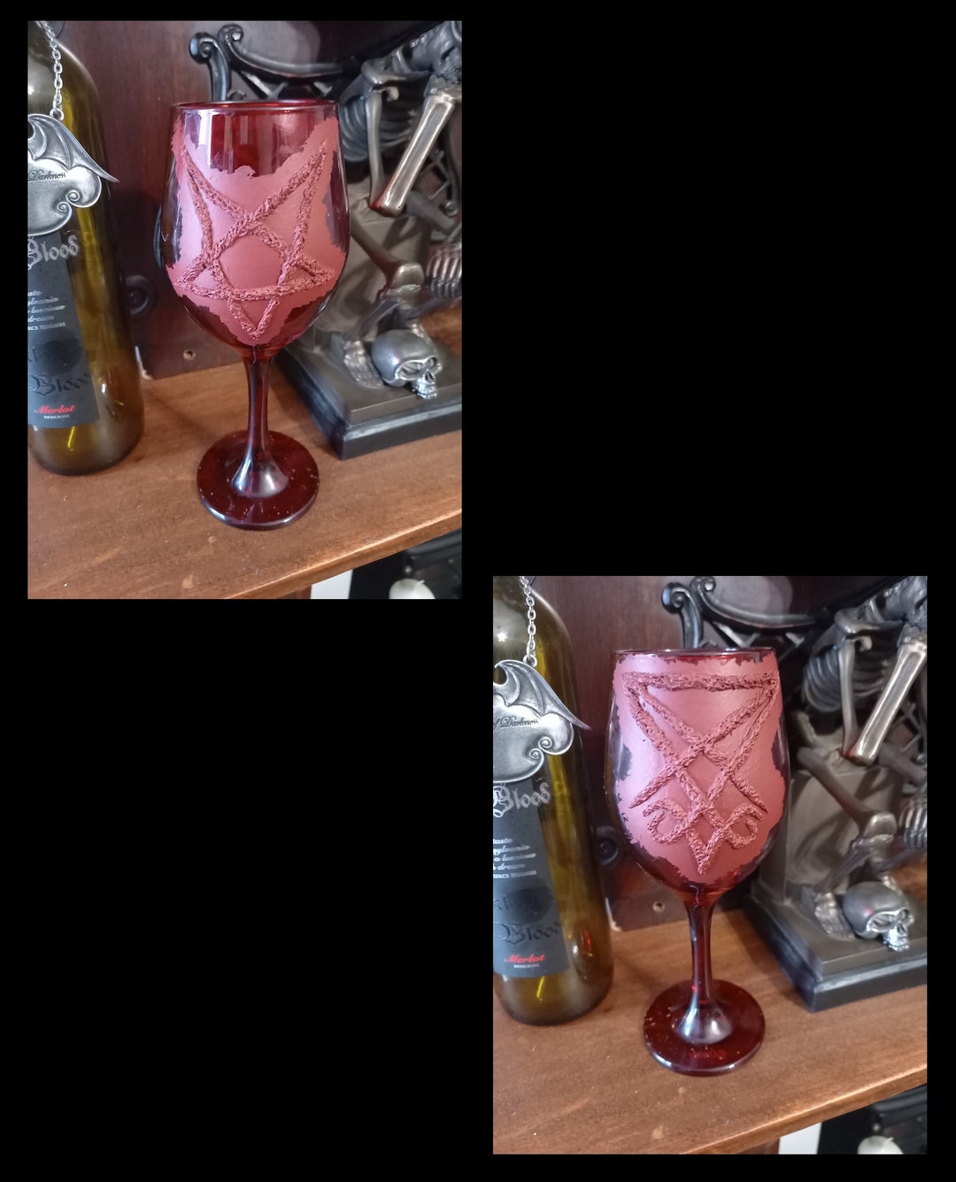 Unique Upcycled/recycled Goth Gothic Witch Witchcraft Occult Satanic ...